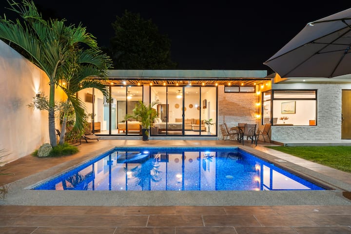 House Palma Real Private Pool 5 Minutes Beach - Nuevo Vallarta