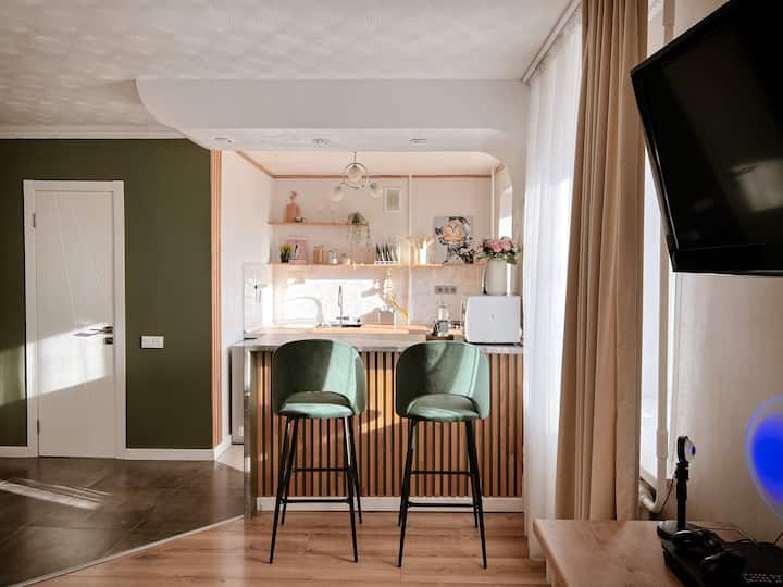 Уютная студия в скандинавском стиле в центре - Astaná