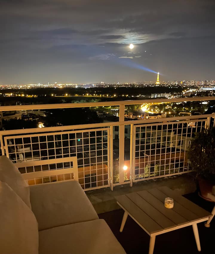 Appartement Vue Exceptionnelle Sur Paris - Saint-Cloud