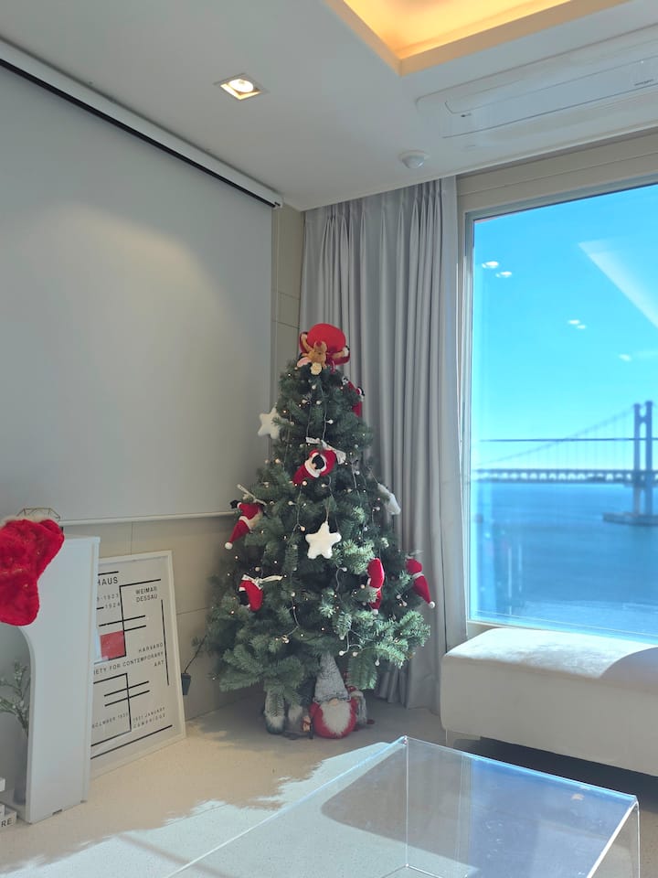 😊두근두근 하우스 입니다😊
🤗 아름다운 광안대교/매일기계소독/ 신축투룸🤗 - Busan