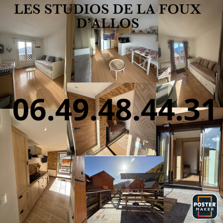 Petit Studio Ensoleillé Vue Montagne - Allos