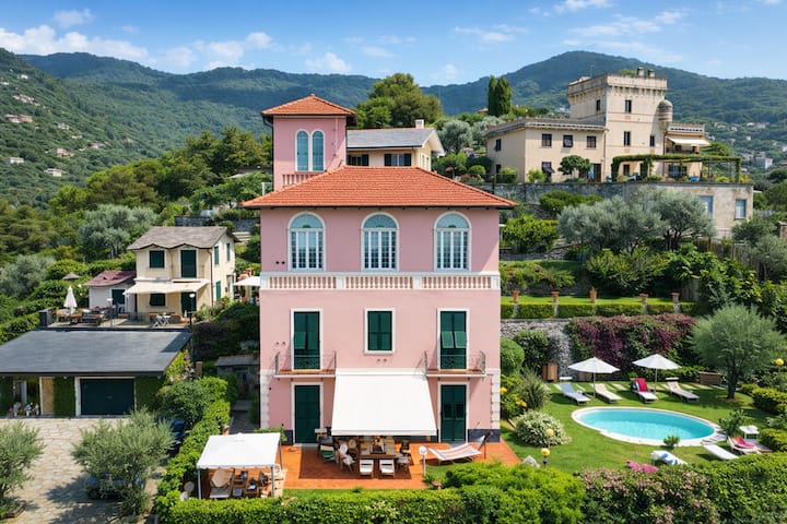 Villa Degli Ulivi - Con Piscina Privata In Liguria - Recco