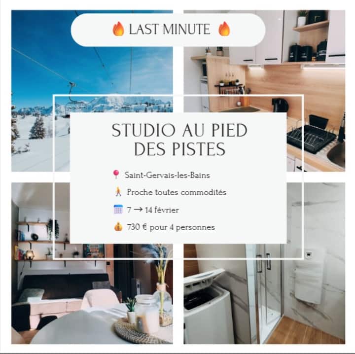 Studio Au Pied Du Mont-blanc - Saint-Gervais-les-Bains