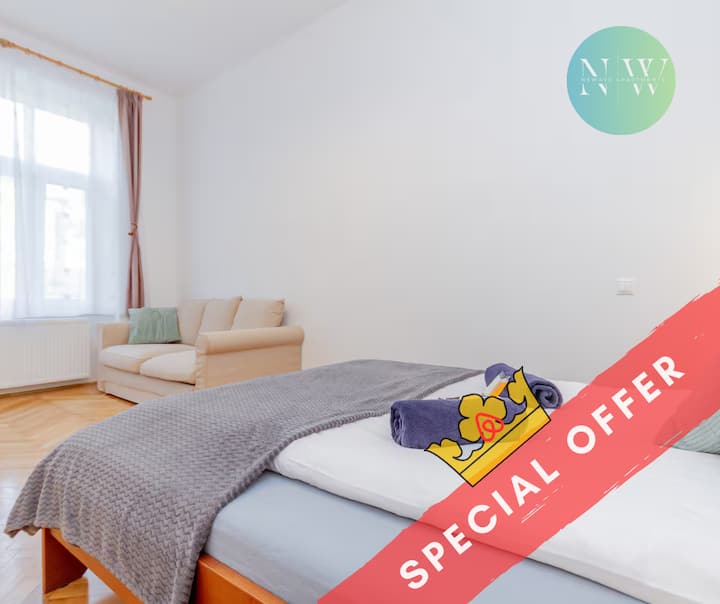 2 Br Bartók Boulevard Apartment W Ac By Nw - Budapest