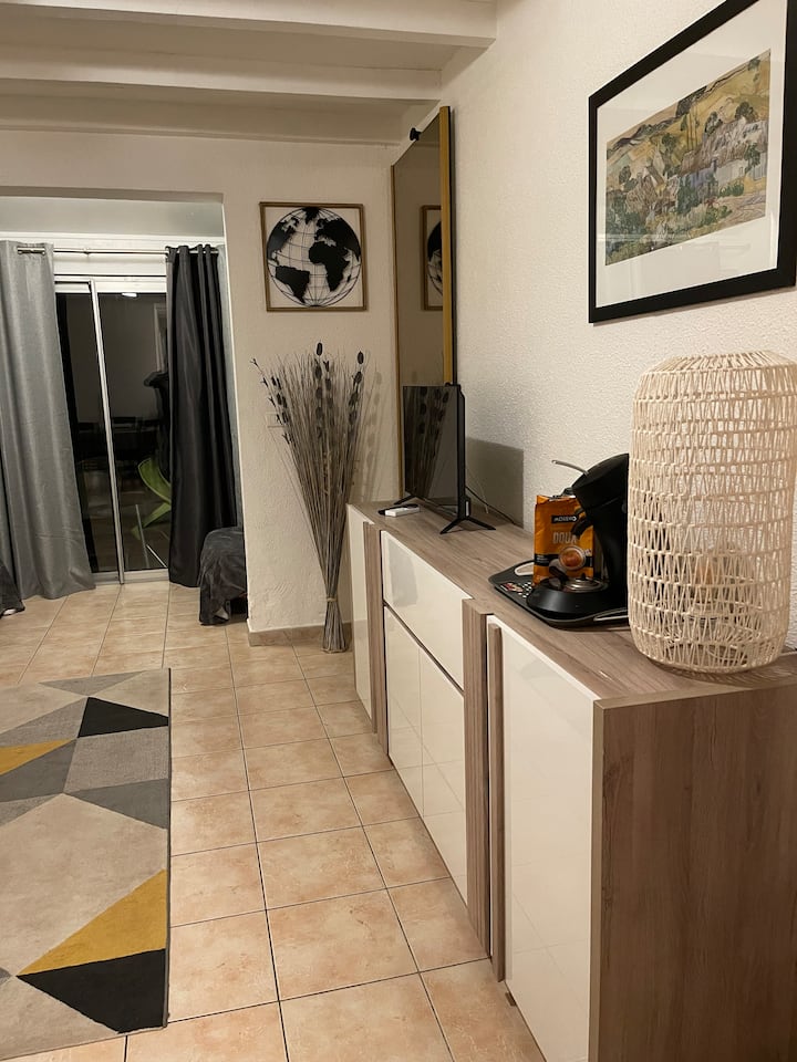 Studio Rdc 2/4places à Pérols - Montpellier