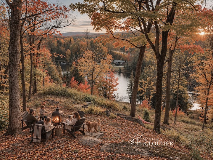 Havre Des Sommets | Bord De Leau & Vues Montagne - Laurentides