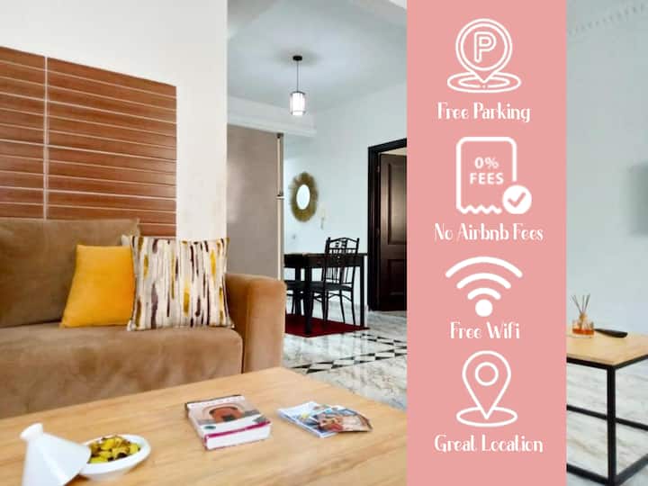 Appartement Proche Plage Avec Parking & Wi-fi - Essaouira