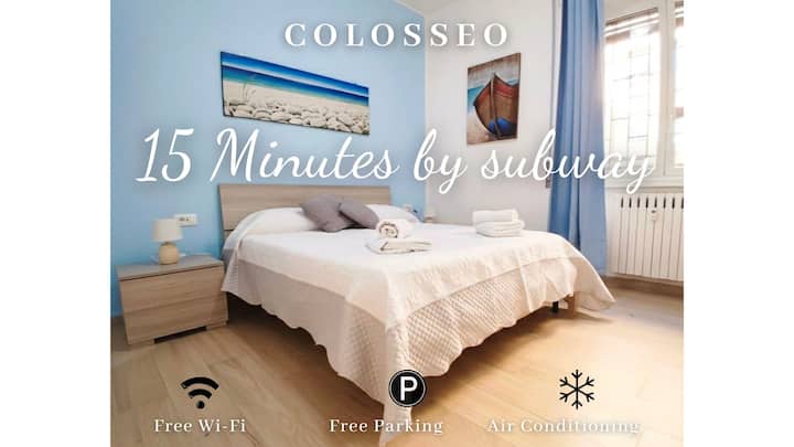 [Colosseo 15 Min Metro] Free Wi-fi - Rim