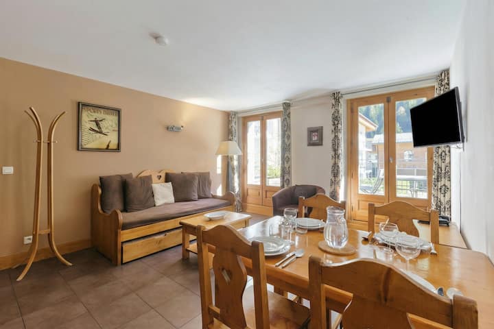 V Loriaz 13: Beside Ski Lift; Pool, Sauna & Gym - Vallorcine