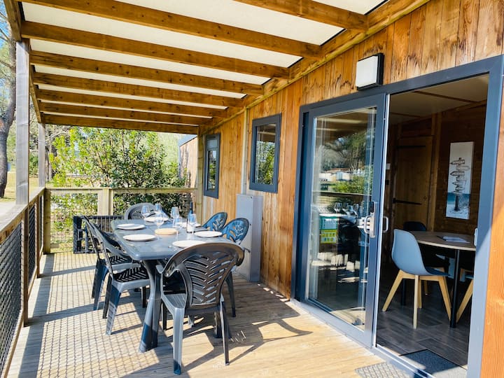 Chalet 6p Bassin Arcachon - Piscine - Gujan-Mestras