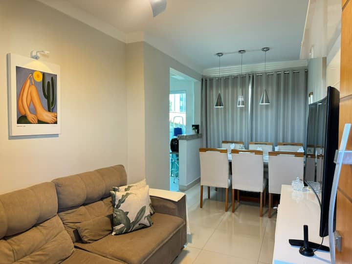 Apt Suíte Ar, Garagem, Churrasqueira, Santa Mônica - Uberlândia