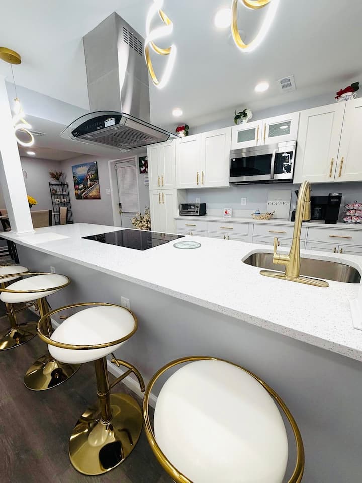 Elegant Basement Apt | Near Dc & National Harbor - Oxon Hill, MD