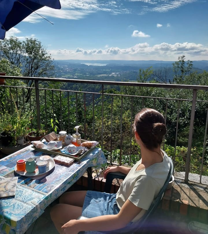 Room With A View In The Nature At Casa San Clement - Ghiffa