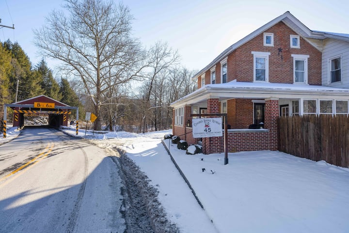 Coveredbridge*ski Blue Mountain*hot Tub*ev Charger - Palmerton, PA