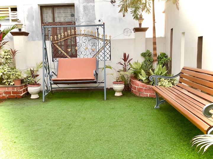 Happy Homely,peaceful Penthouse With A Garden - Hyderabad