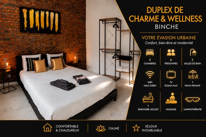 Le Plan B ! Duplex De Charme/sauna/jacuzzi - 150m2 - La Louvière