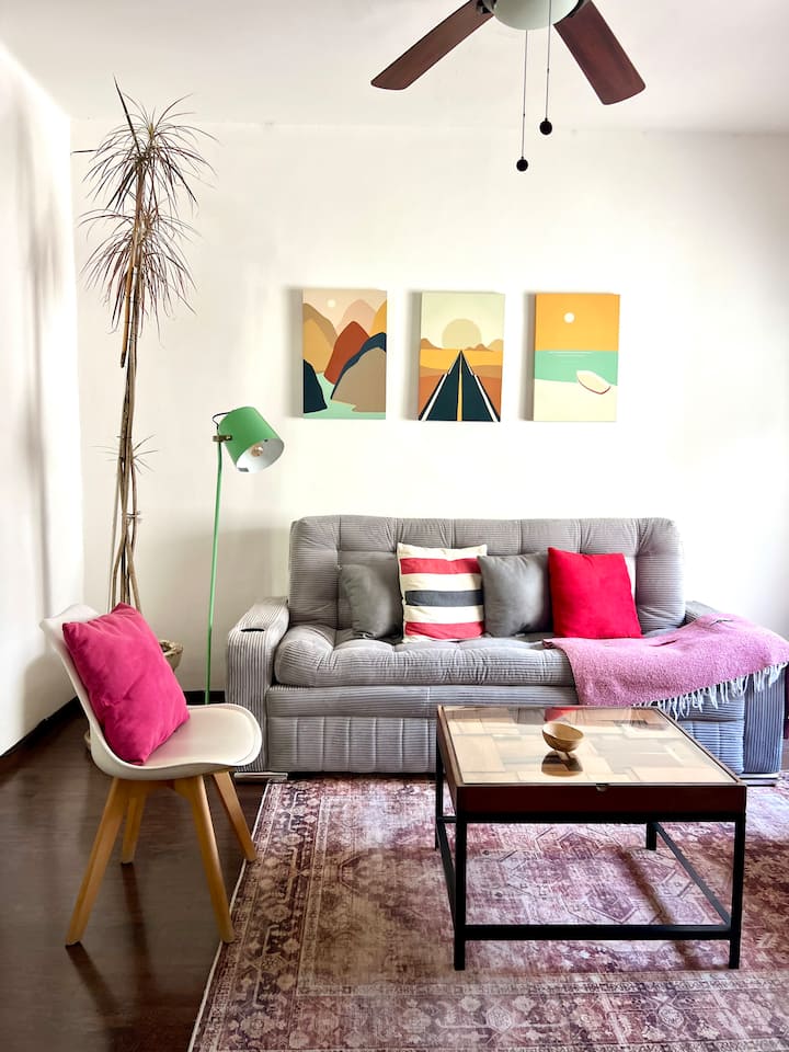 Bright Condesa Top Spot. Pet Friendly. Parks 1 Min - Mexico City