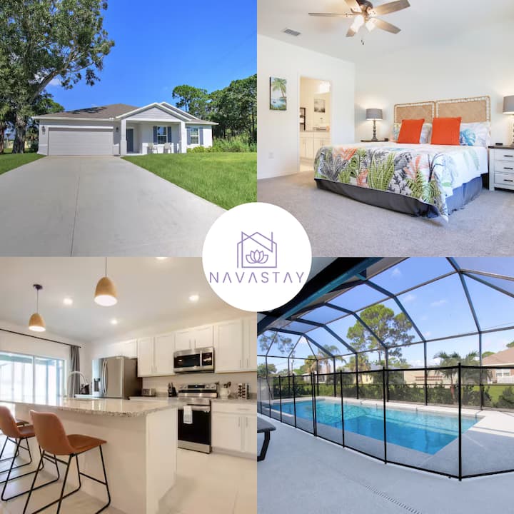 Pristine Newly Heated Pool Home Centrally Located - Sebastian, FL