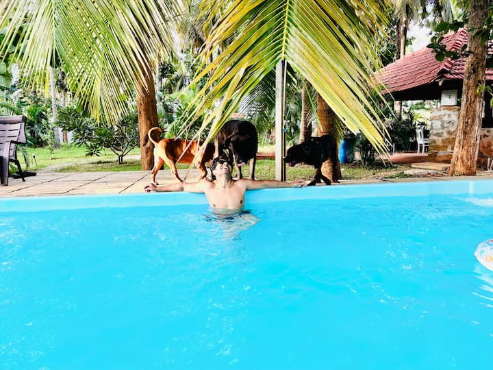 Farm-stay With Pool And Tents. - Kanakapura
