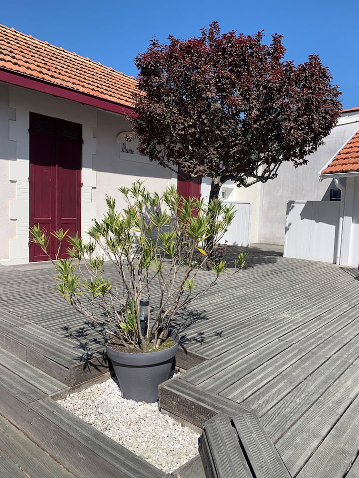 Maison Arcachonnaise Typique Et Tout Confort - アルカション