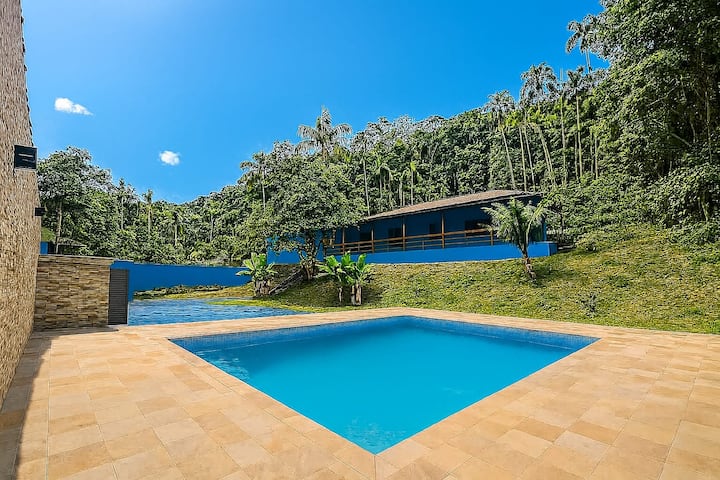 Casa Para Temporada Com Piscina Bertioga Caiubura - Bertioga