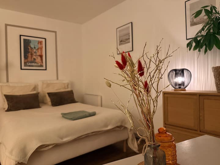 Idéal Couple & Pro Centre Calme, Wifi, Proche Gare - Lamballe