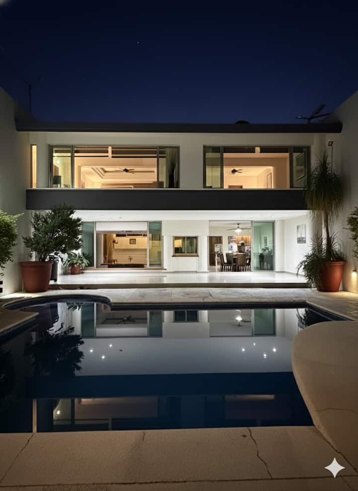 Residencia Las Palmas Alberca Y Ubicación Top - Colima