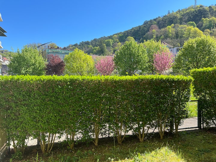 Résidence Moderne, Beau T1 Spacieux Avec Jardin - Besançon