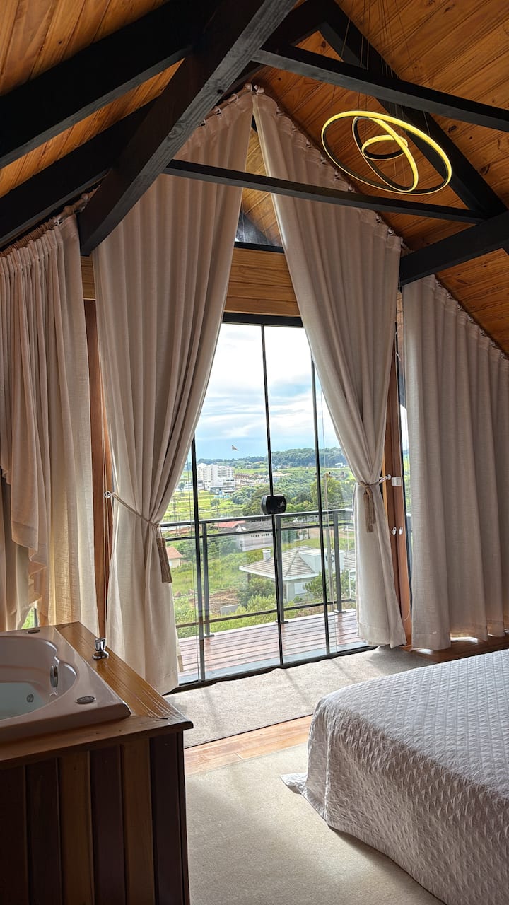 #1 Chalé Com Hidromassagem - Chalé Cruzeiro Do Sul - Machadinho