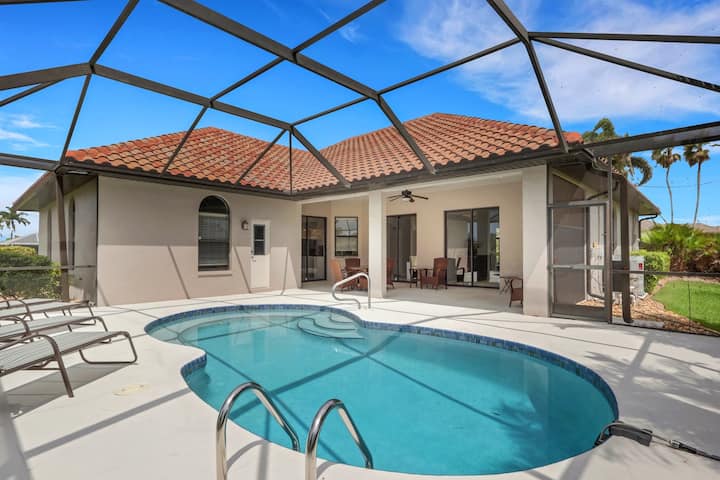 Intersecting Canals, Heated Pool - Aurora 1017 - Cape Coral, FL