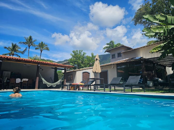 Casa De Praia Condomínio Semi Aberto Com Portaria - São Sebastião