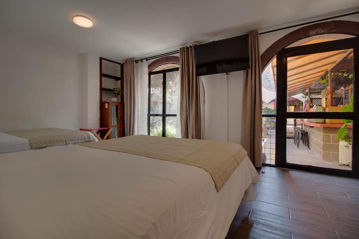 Habitación Hotel Planta Baja 3 Camas Centro - San Miguel de Allende