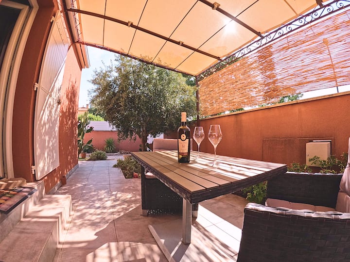 Au Jardin Secret – Studio Cosy, Calme, Bassin Thau - Bouzigues