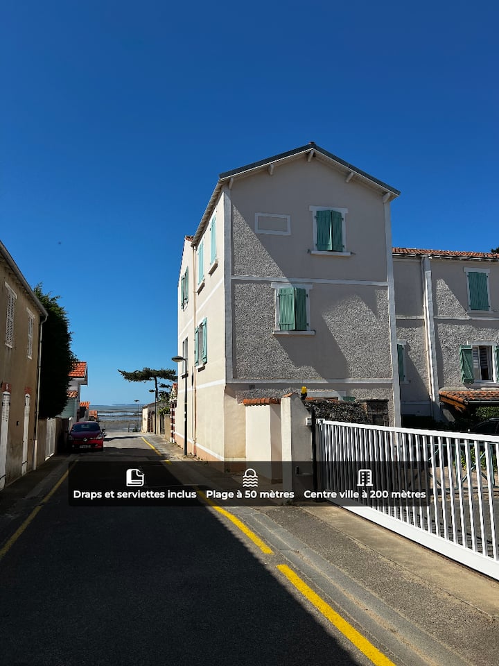 Studio Avec Parking Privatif à 2 Pas De La Mer - Plage Les Moutiers-en-Retz