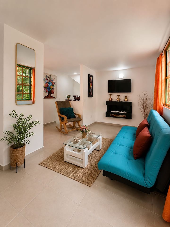 Charmante Maison Dans Un Emplacement Parfait - Guatape