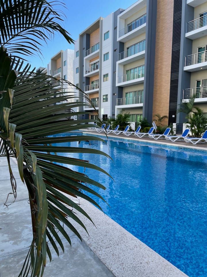 Bello Condo 3 Habit Y Gran Alberca A 4 Min De Mar - Mazatlán