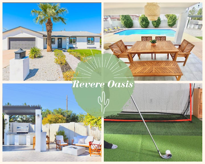 Revere Oasis | Game Room, Golf Sim, Pool & Hot Tub - Mesa