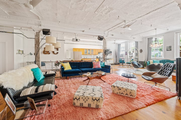Sunny Williamsburg Loft With Private Cedar Sauna - New York
