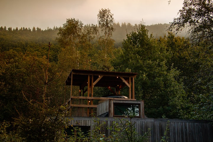 Cabane Nutchel Avec Bain Nordique Pour 2 à 6 - Martelange