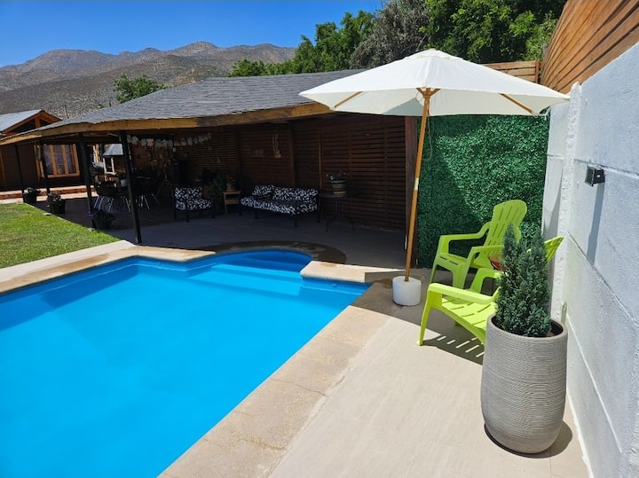Lodge Valle De Catemu Cabaña+ Piscina+wifi - Şili