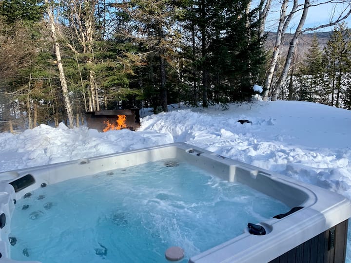 Lake Archambault Waterfront Spa Billiard Ski Games - Saint-Donat