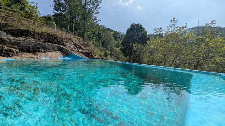 Natural Rock Pool & Mountain View Farmstay Kerala - Idukki