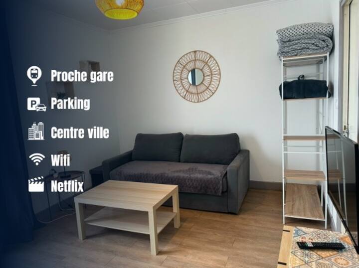 Studio Meublé à Proximité Gare-wifi - Tonneins
