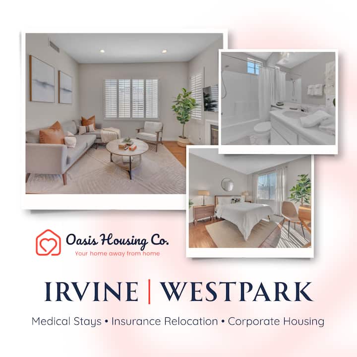 Private Retreat: Irvine 2bed/2bath Mid-term Haven - Irvine, CA