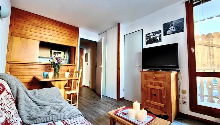 Station Valfrejus, Studio 4 Pers, Pied Des Pistes - Place du Thabor