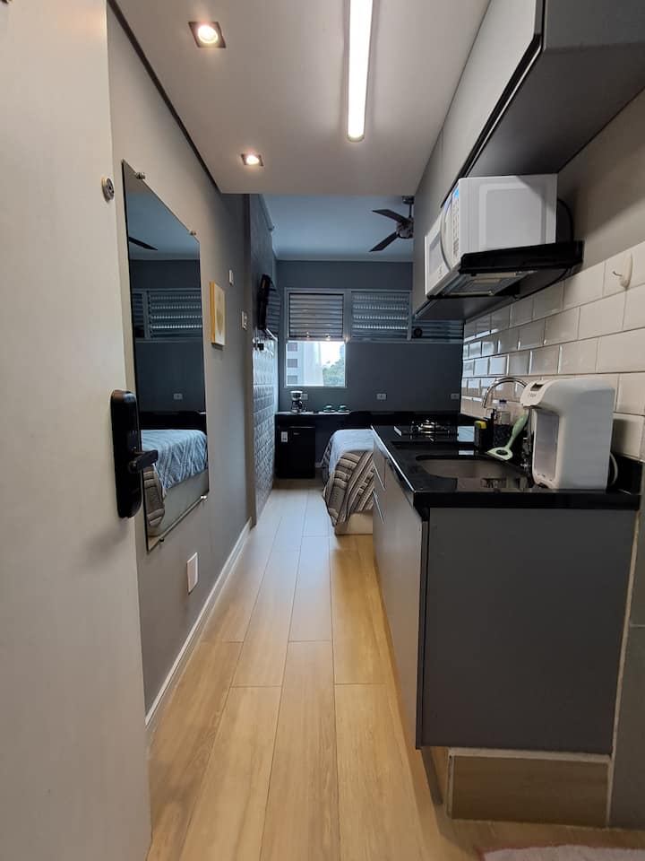 Ap Praia Santos/ São Vicente Com Vista Mar+wi-fi - Santos State