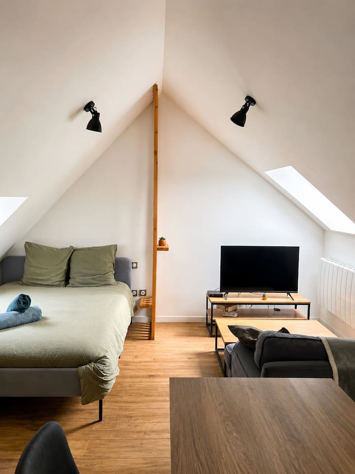 Studio éLégant Rénové Centre-ville
Le Tout A Pied - Gare d'Amiens