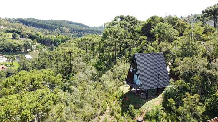 Refugio A-frame Banheira E Vista 5km Do Capivari - Campos do Jordão