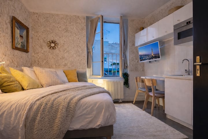 Cécile - Studio Cosy Au Cœur Du Marais Calme - París