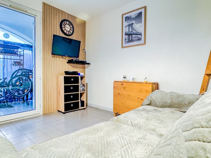 T2 -Rdc- 4 Pers. -Terrasse- Proche Plage - Marseillan